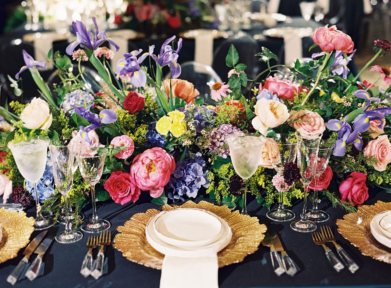 Multicolored Wedding Centerpiece Design