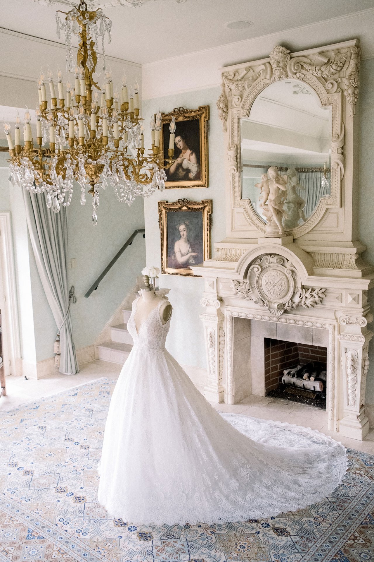Wedding Dress at Dover Hall Estate