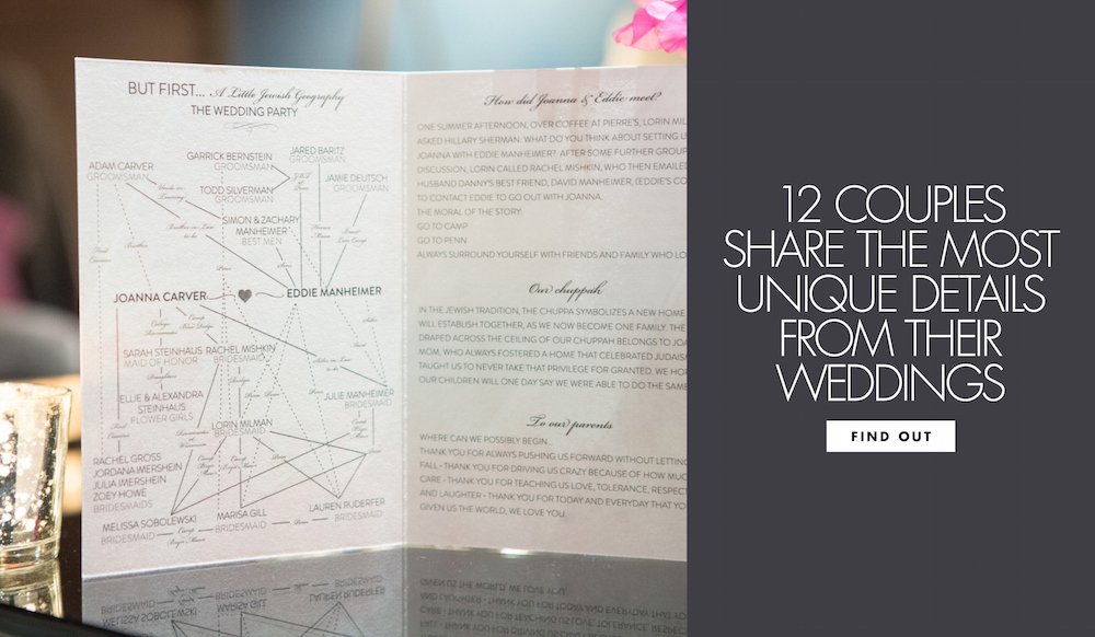 Couples Share the Most Unique Elements of Their Weddings