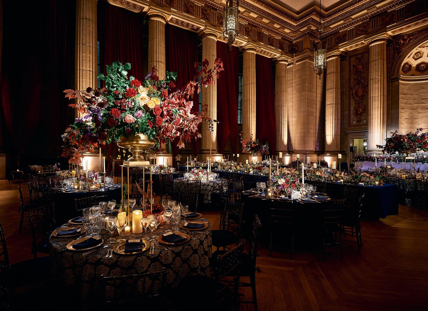 Luxury, Bold & Colorful Wedding Reception