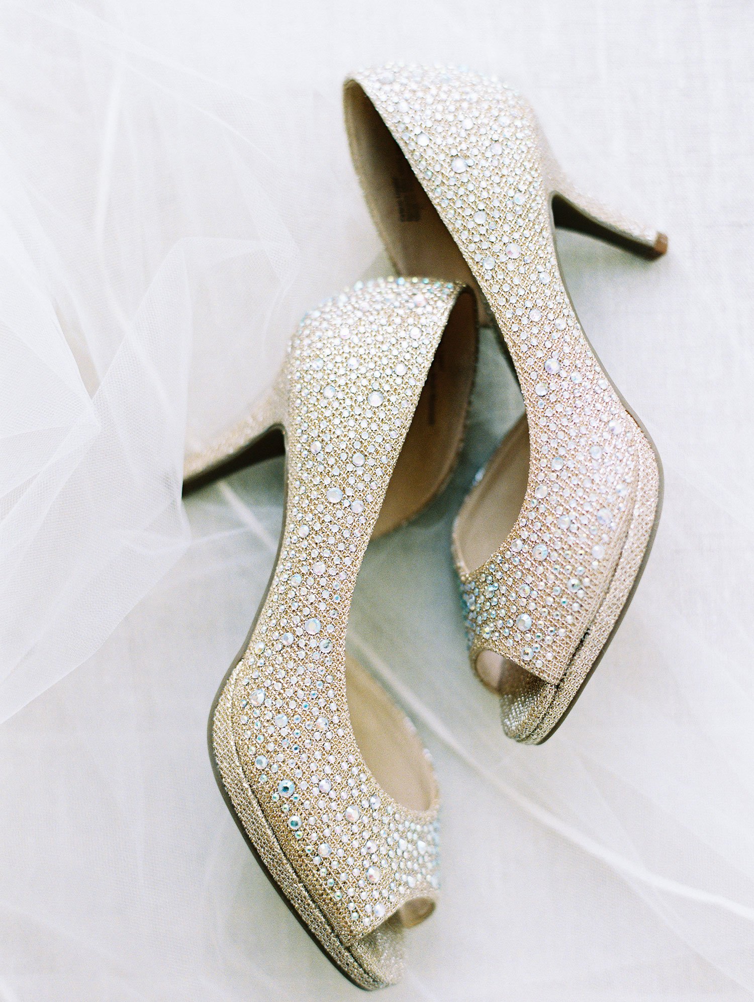 Shimmering Rhinestone Heels