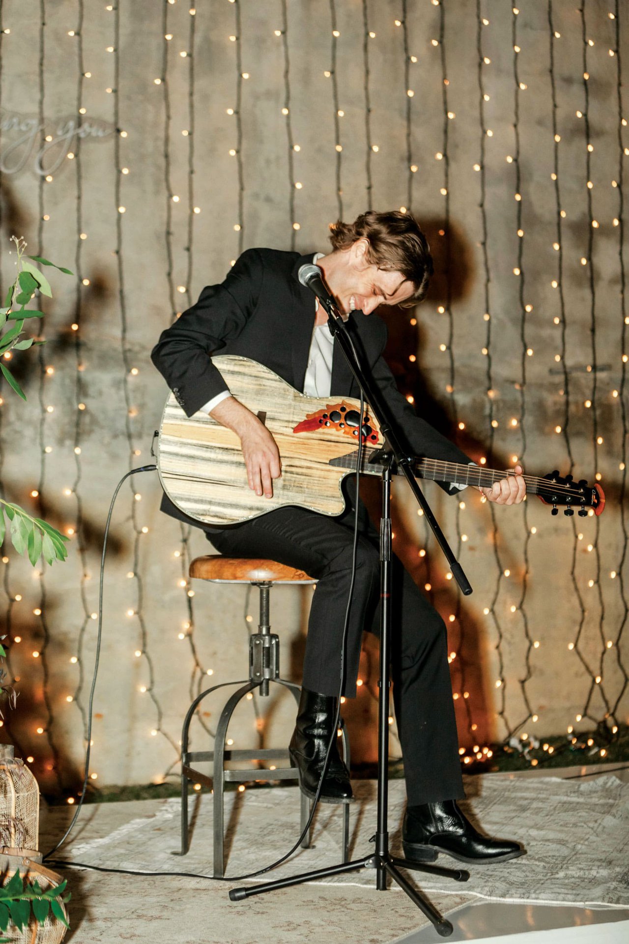 Brian Dales Performing at Michael Clifford's Wedding