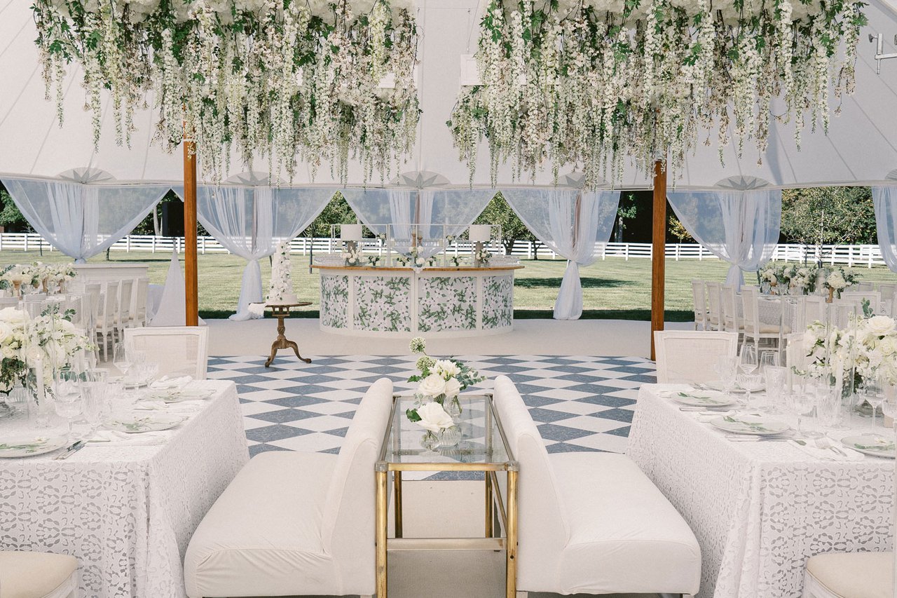 Luxury At-Home Wedding with a Garden Party Theme in Ohio