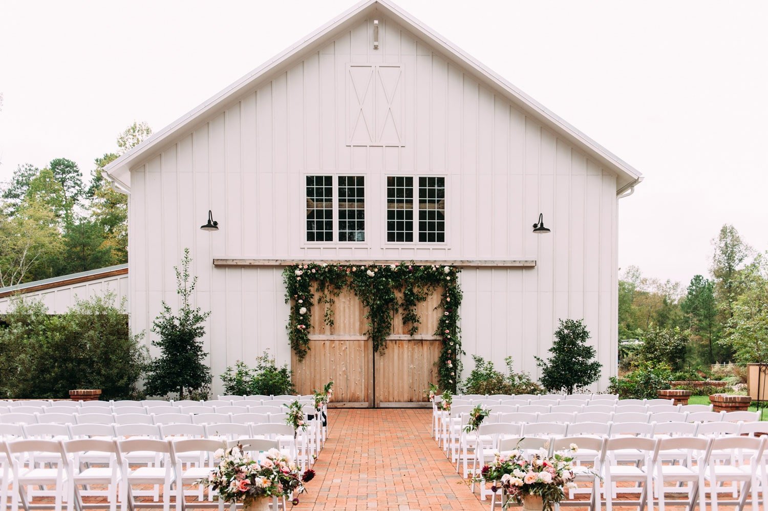 Barn Wedding Ceremony in North Carolina
