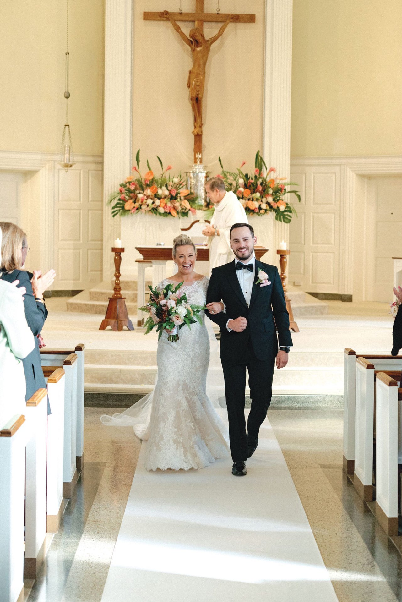 Recessional at Catholic Wedding Ceremony