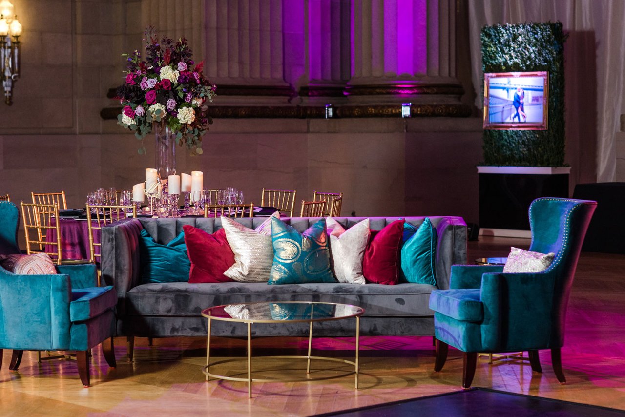 Velvet Colorful Lounge Furniture