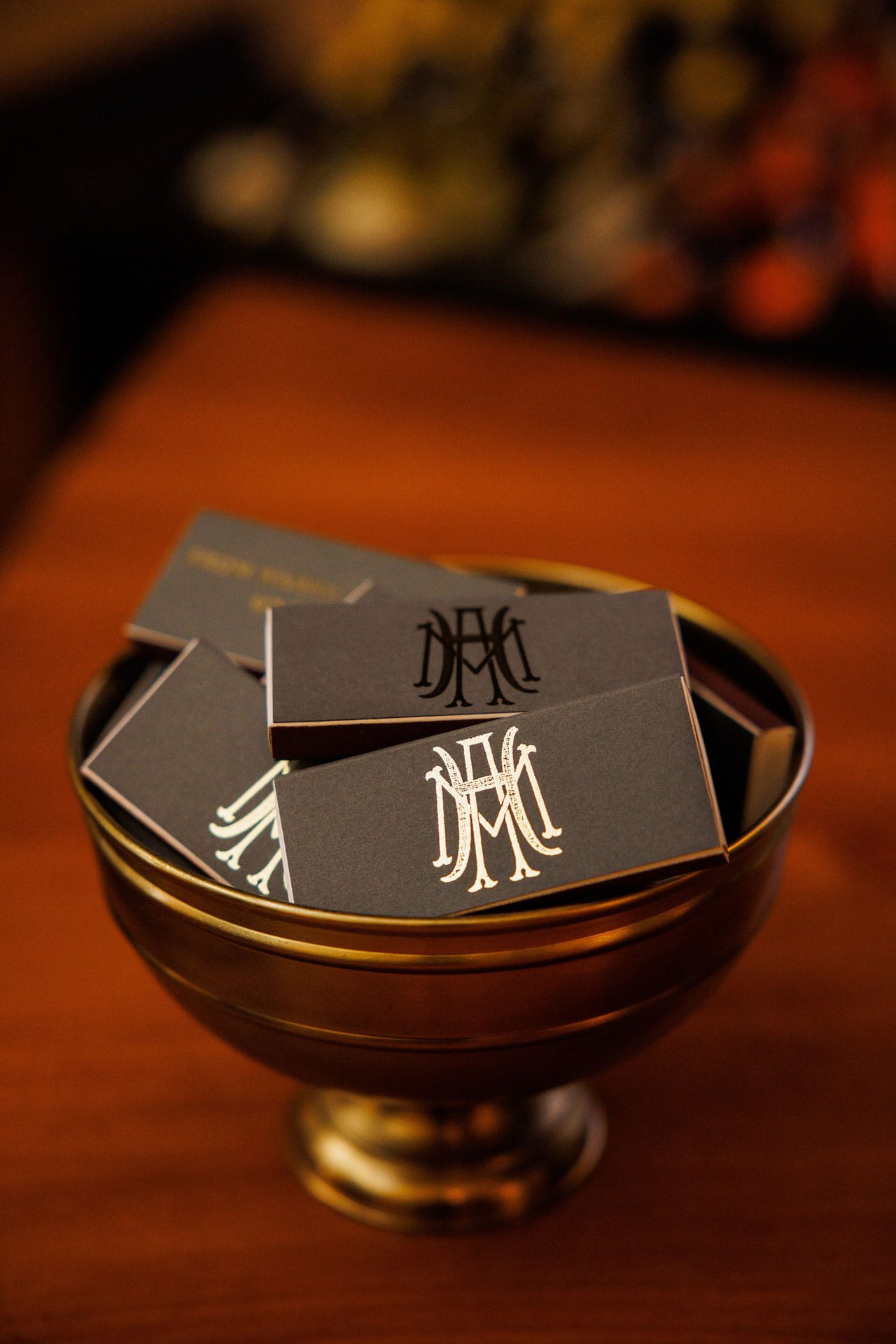 Wedding Monogram on Matches