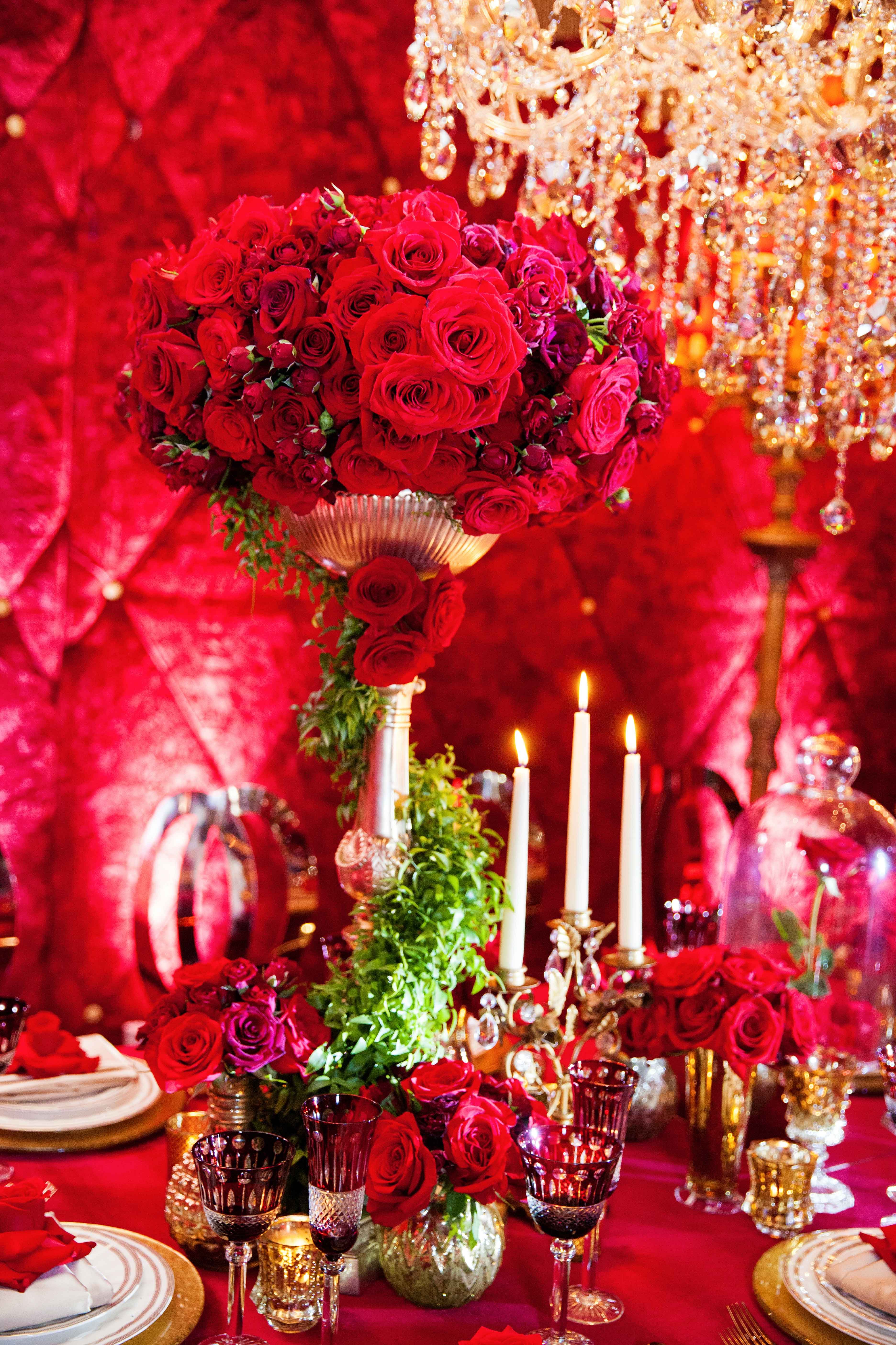 Tall Rose Centerpiece