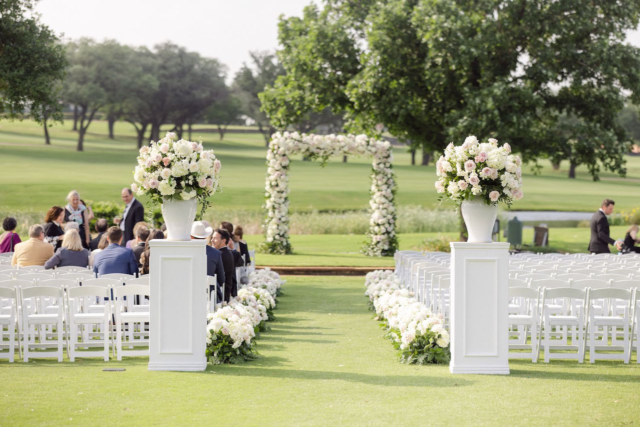 Golf Course Wedding Ceremony - Bella Flora of Dallas