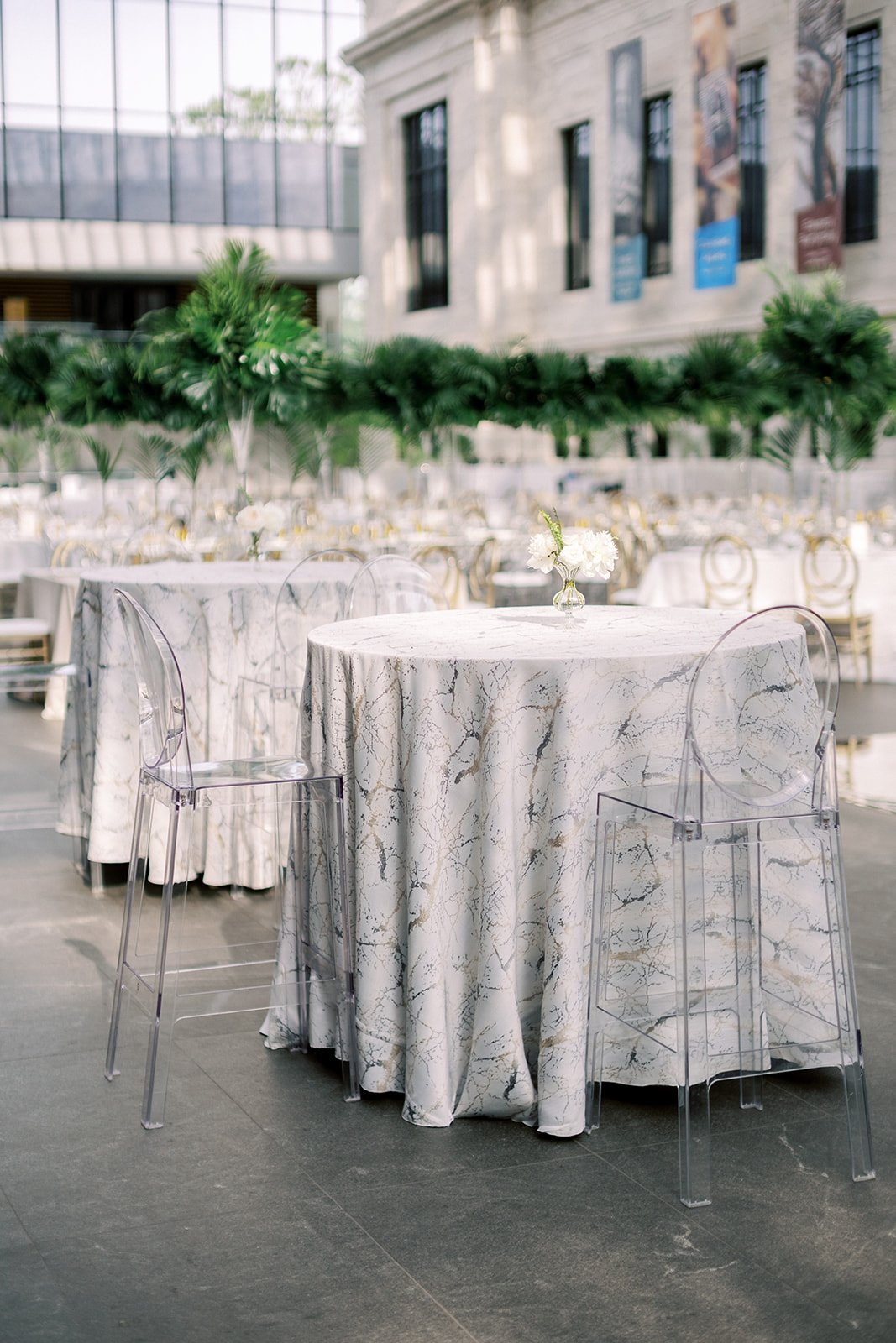 Marble Linen for Cocktail Tables