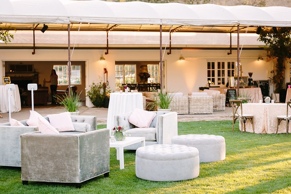 Silver and Ivory Lounge Furniture, Lawn