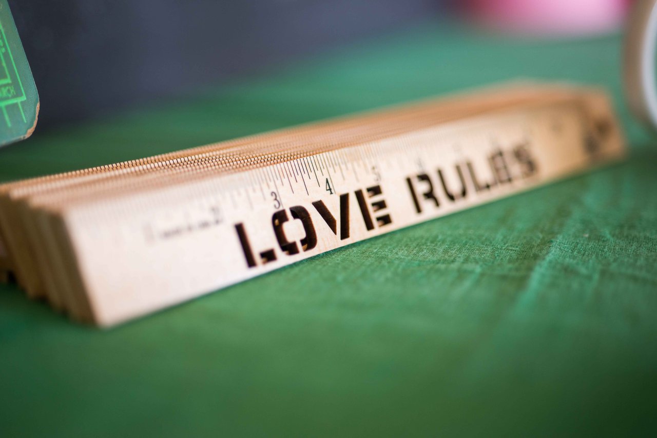 "Love Rules" on Ruler