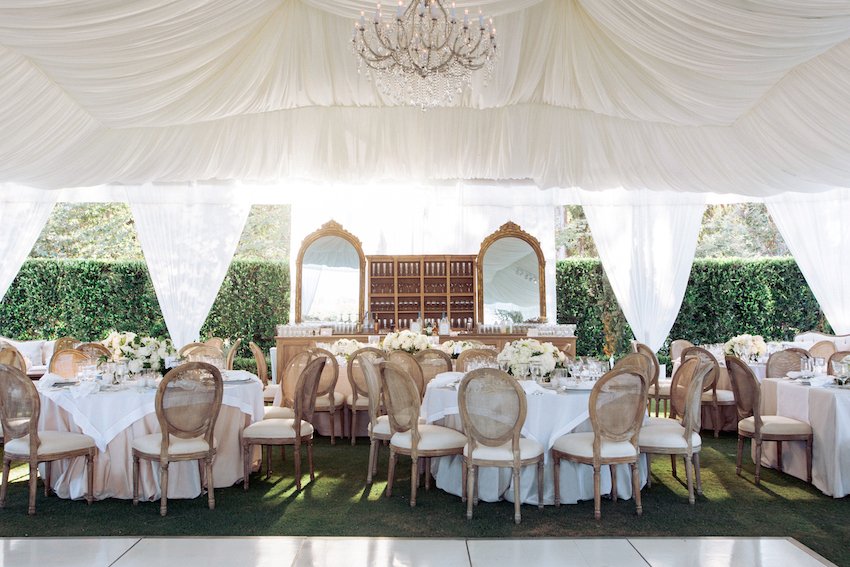 Tent Rustic-Elegant Wedding Reception