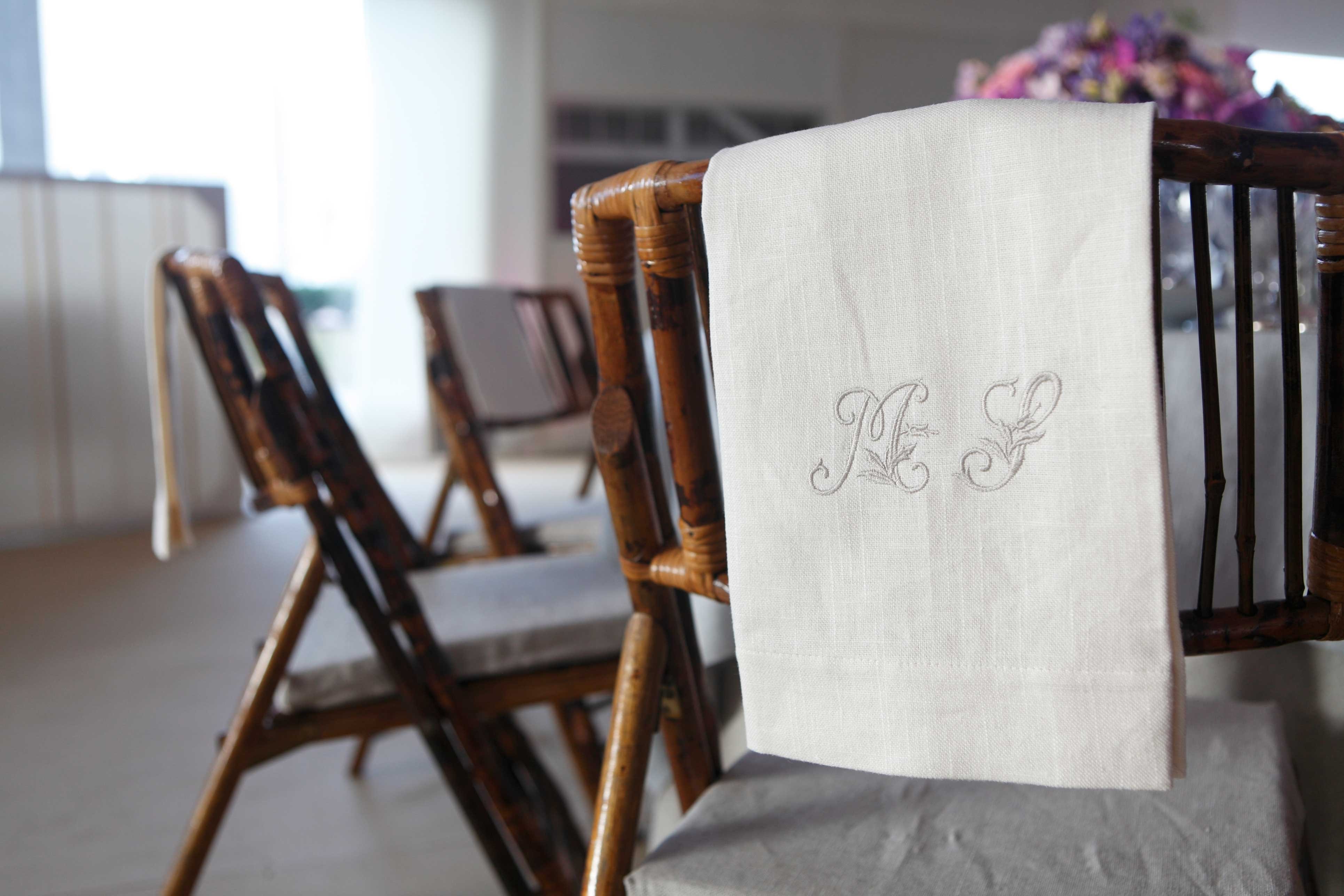 Embroidered Chair Covers