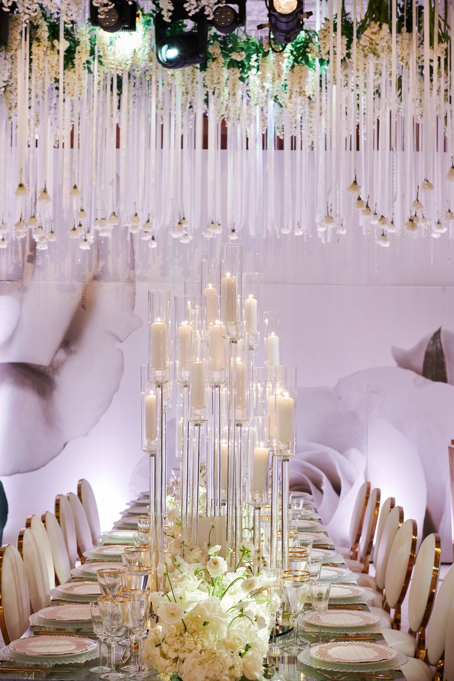 Modern Candelabra Centerpiece