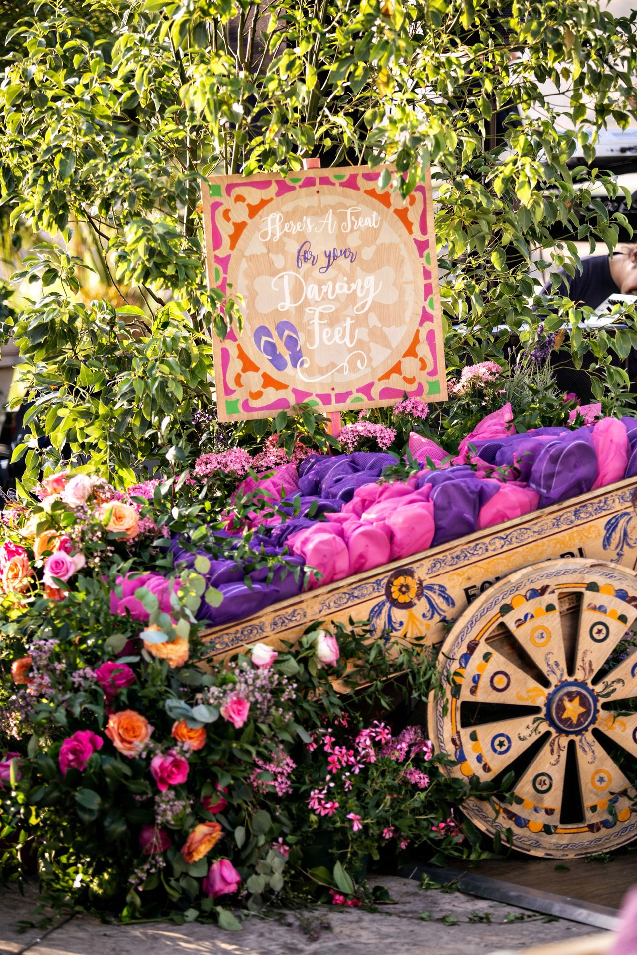 Boho-Chic Flip-Flop Display