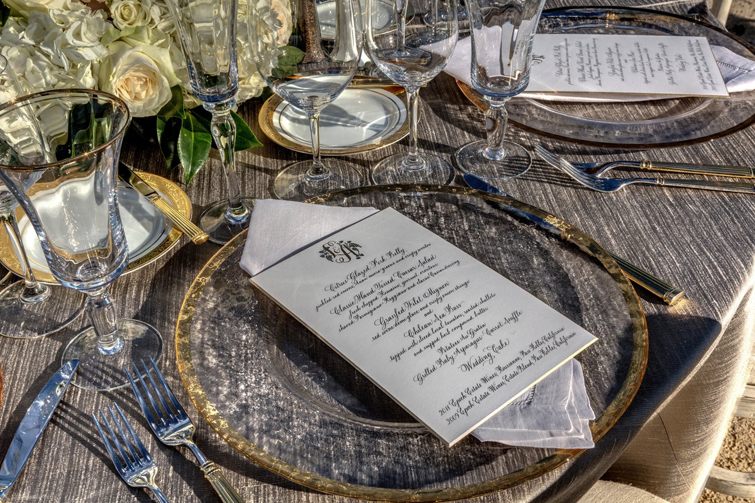 Gold-Rim Charger Plate