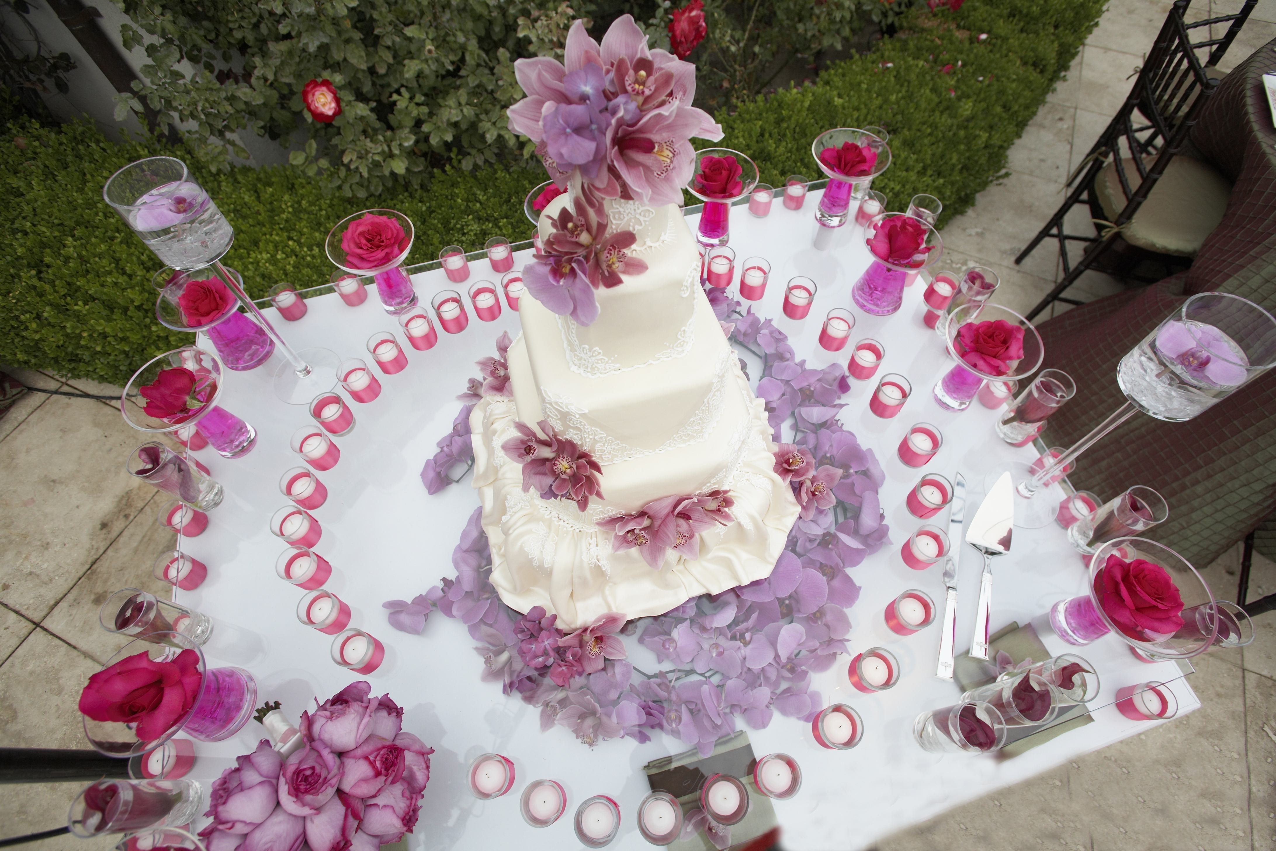 Bird's-Eye View of Cake