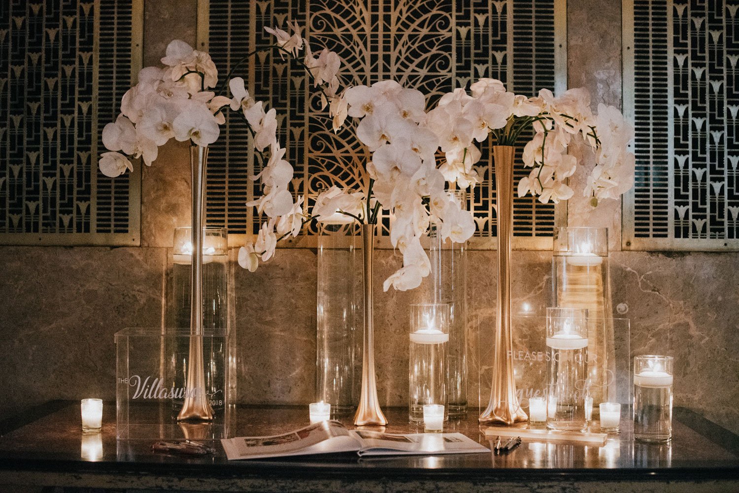 Lucite Guest Book Signage