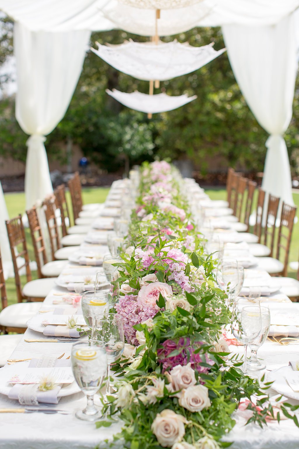 Rose, Hydrangea & Greenery Runner