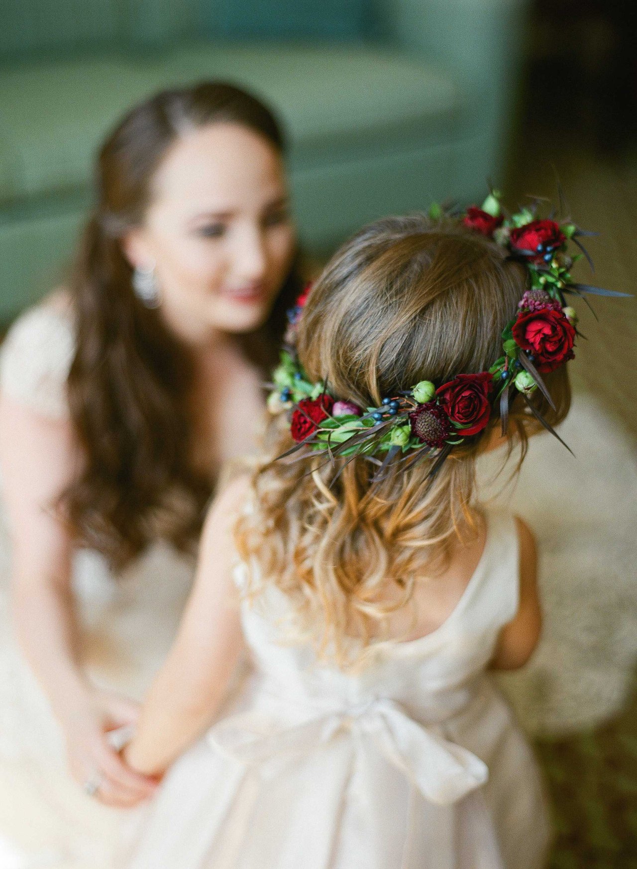Colorful Floral Crown, Flower Girl
