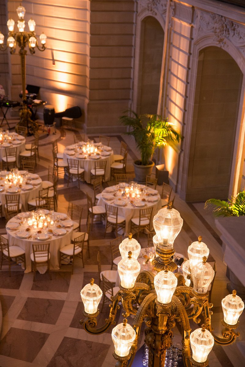 Vintage Lighting at Reception