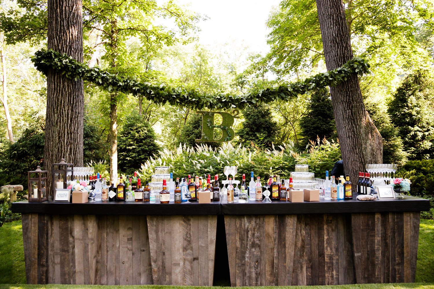 Wood Cocktail Hour Bar