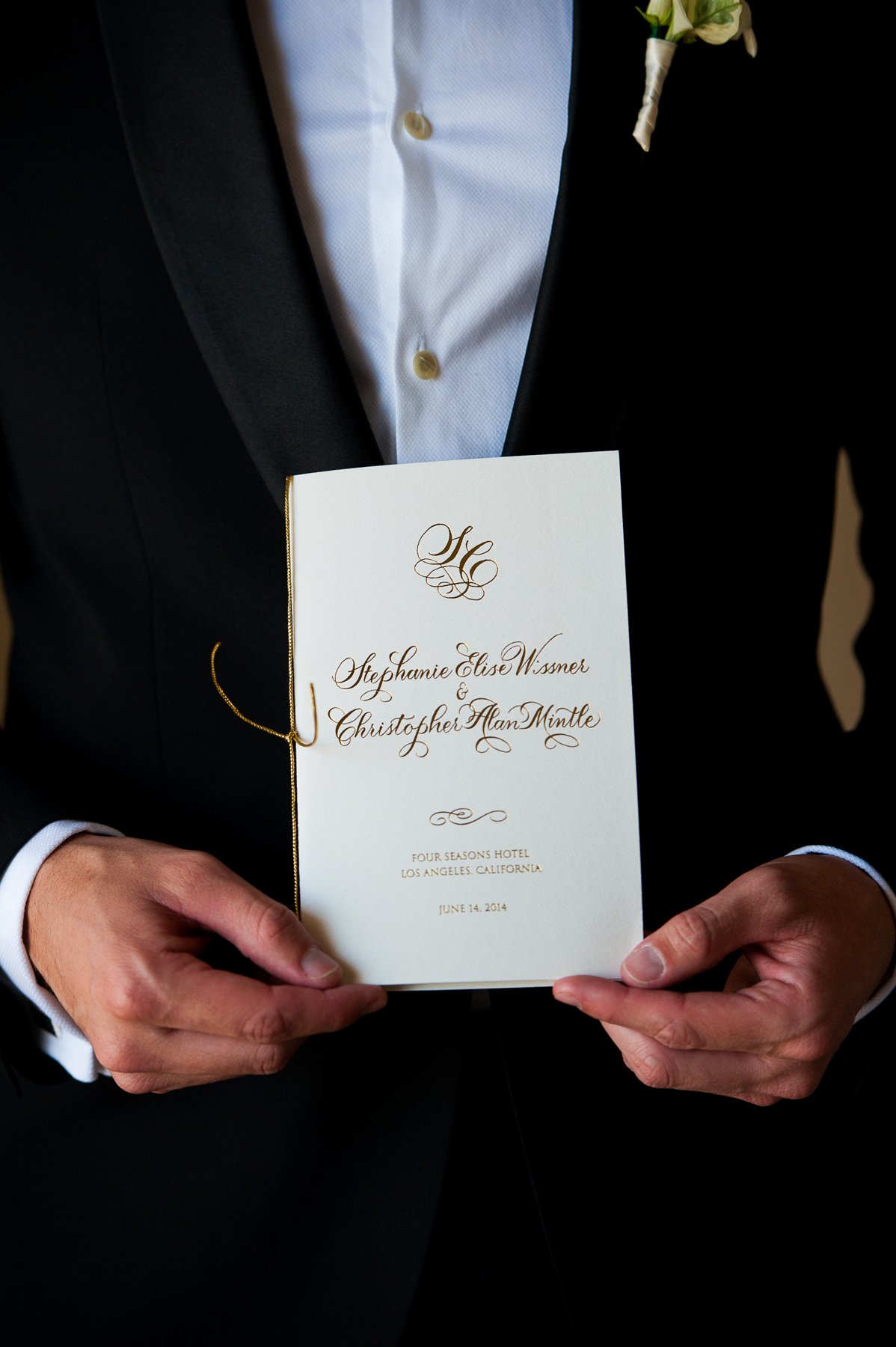 Sunset Ceremony + Ballroom Reception in Beverly Hills