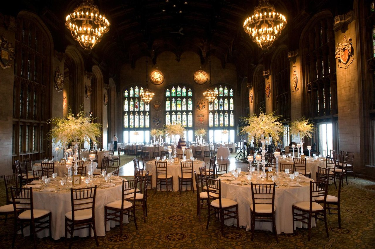 Reception at Cathedral Hall of the University Club of Chicago