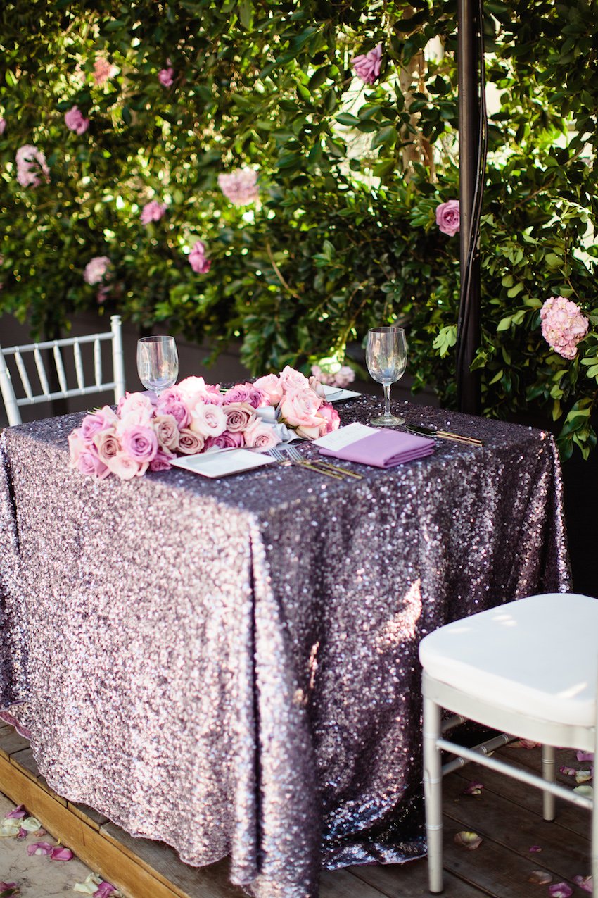 Sparkly Sweetheart Table