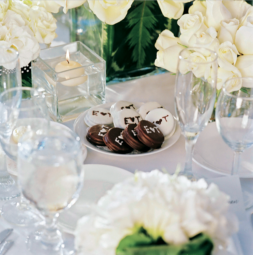 plate of chocolate covered oreos