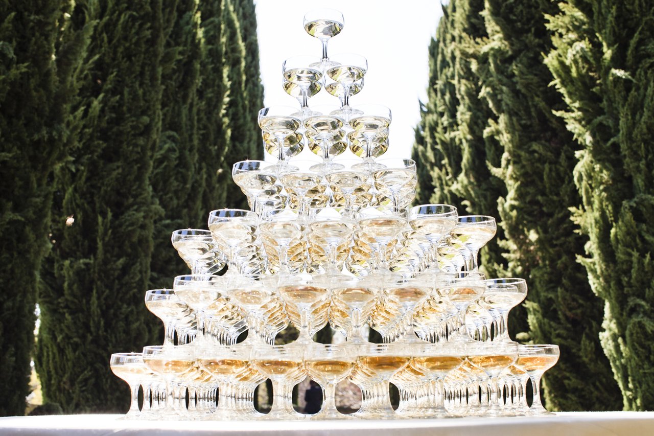 Pyramid of Champagne