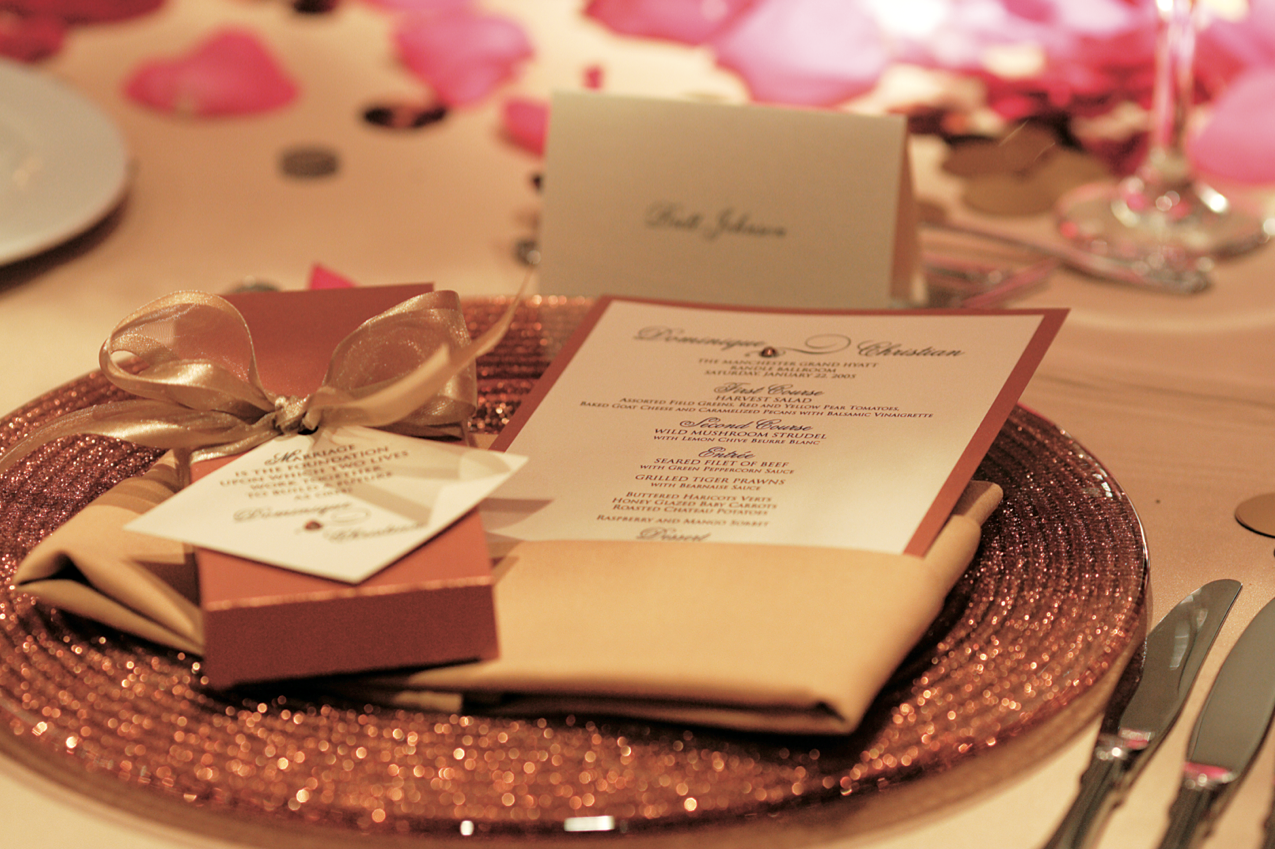 Copper Place Setting
