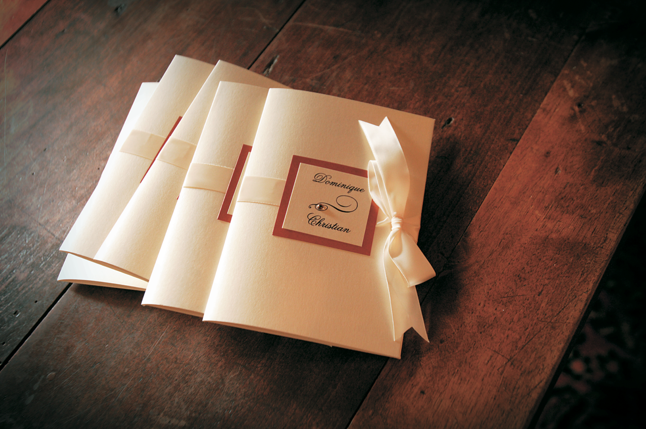 Classic Wedding Programs