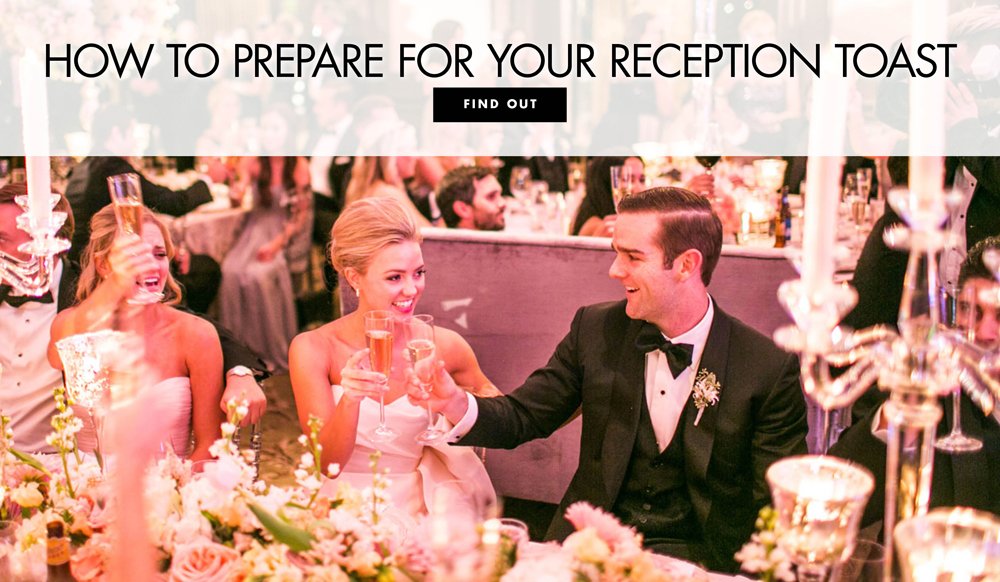 4 Important Tips for the Newlywed Reception Toast