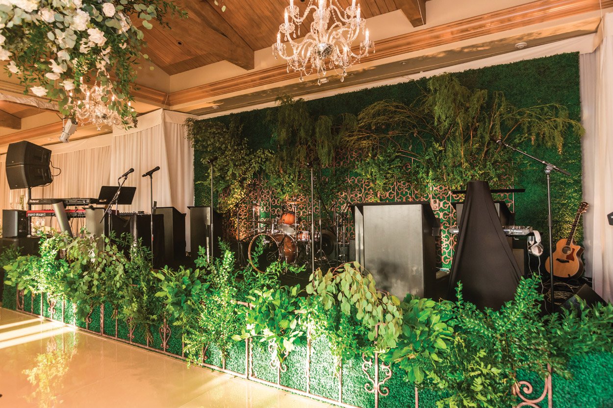 Stage Surrounded by Greenery