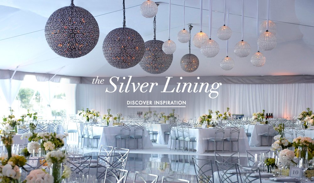 12 Ways to Bring Silver and Shine Into Your Wedding Décor