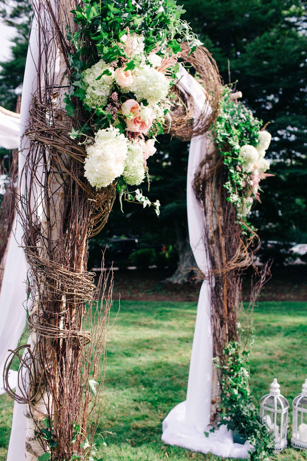 Arbor Made of Branches and Foliage