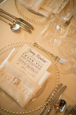 Ivory Place Setting