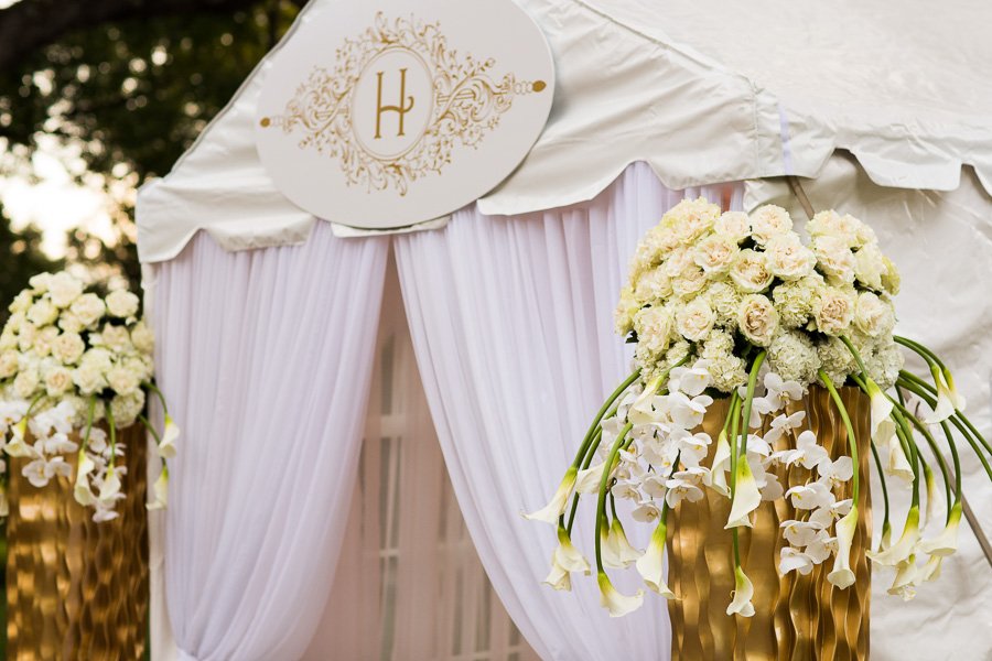 Monogram Over Tent