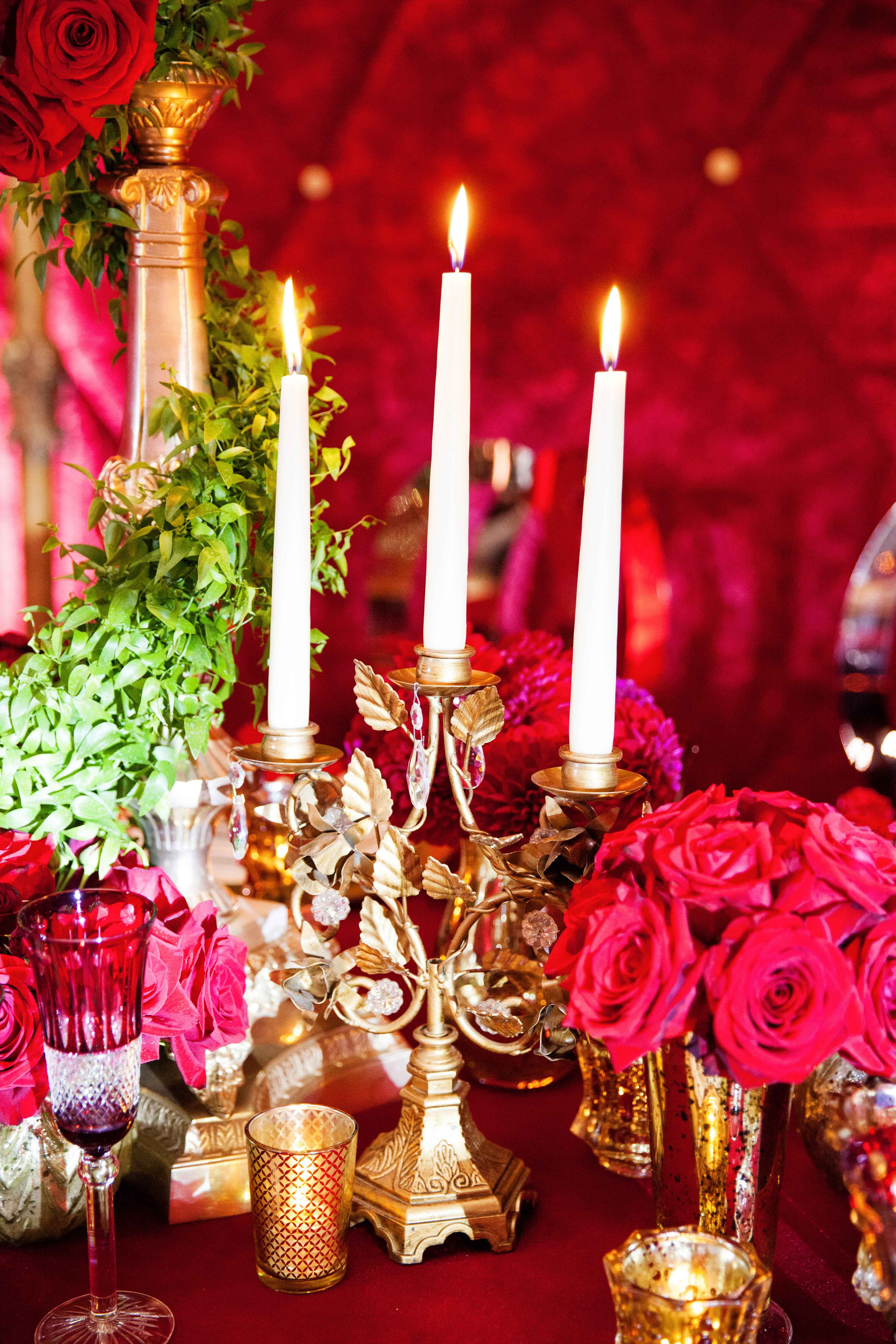 Dramatic Red Shoot Inspired by Disney’s Beauty and the Beast - Inside ...