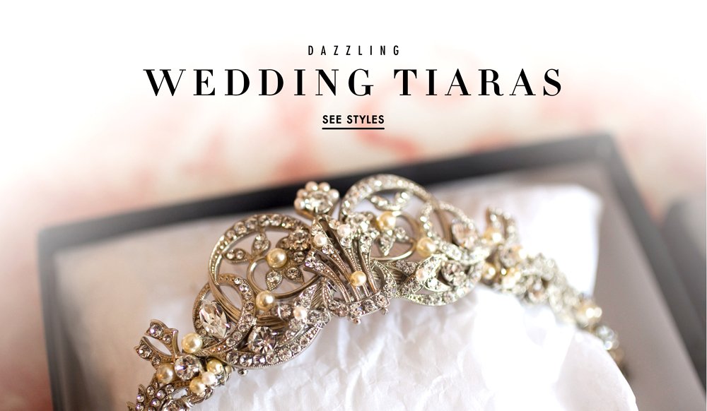 7 Ways to Wear a Sparkling Wedding Tiara on Your Big Day