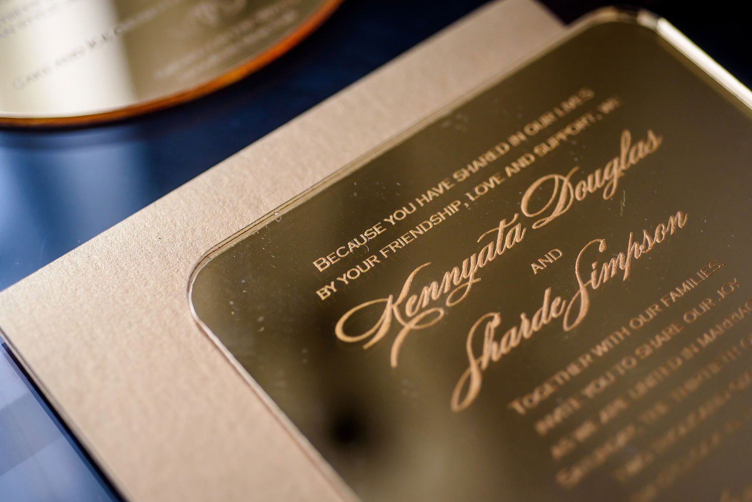 Mirror Invitation with Rounded Corners