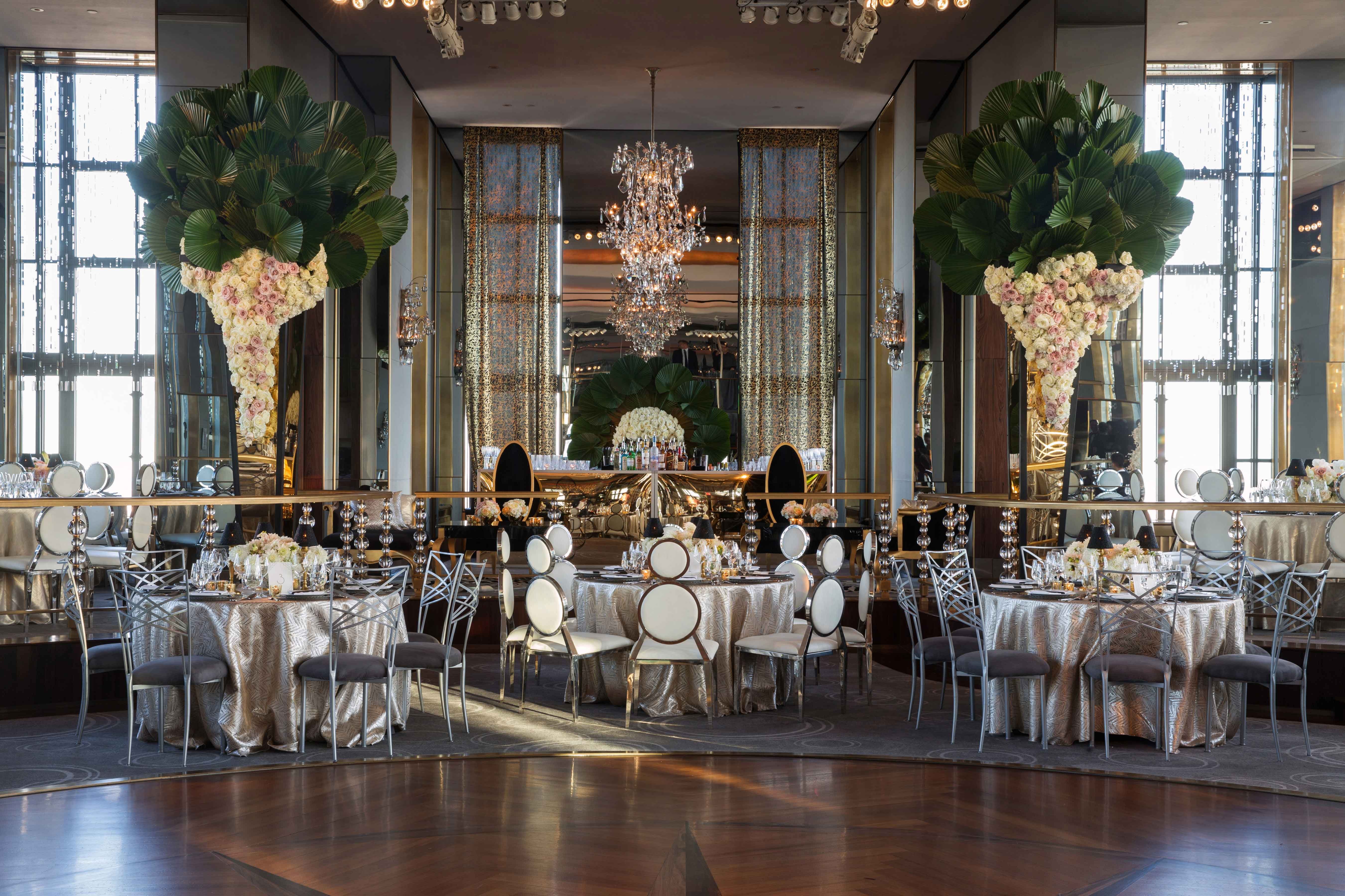 Unique Rainbow Room Reception