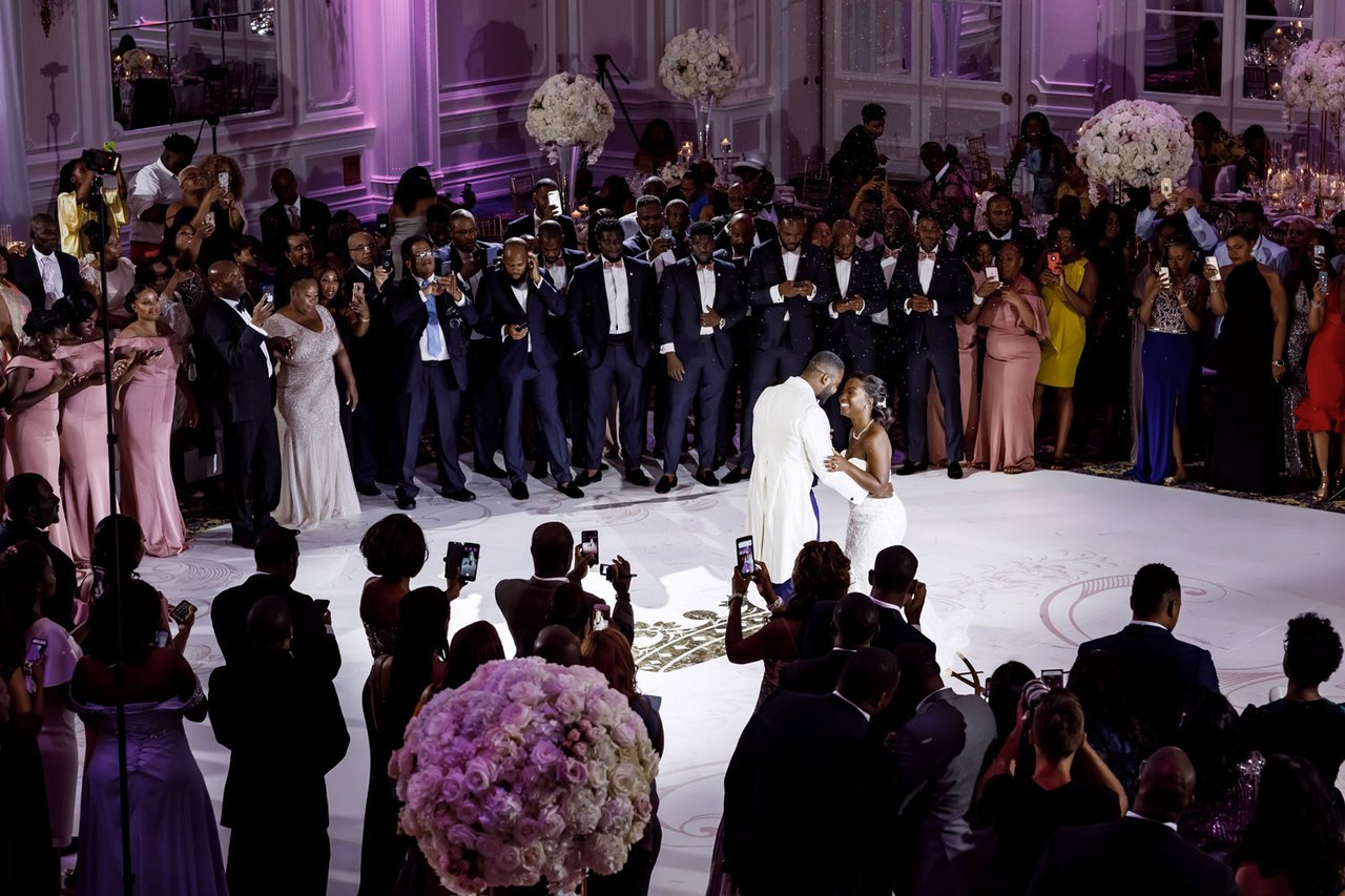 "Snow" Falling During First Dance
