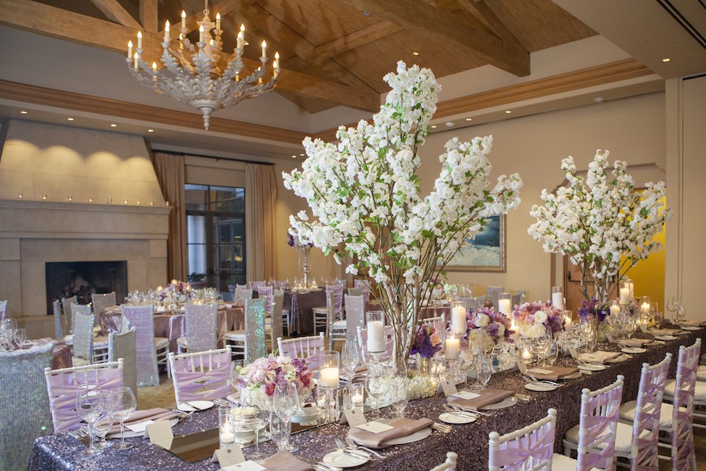 Lavender Reception Décor