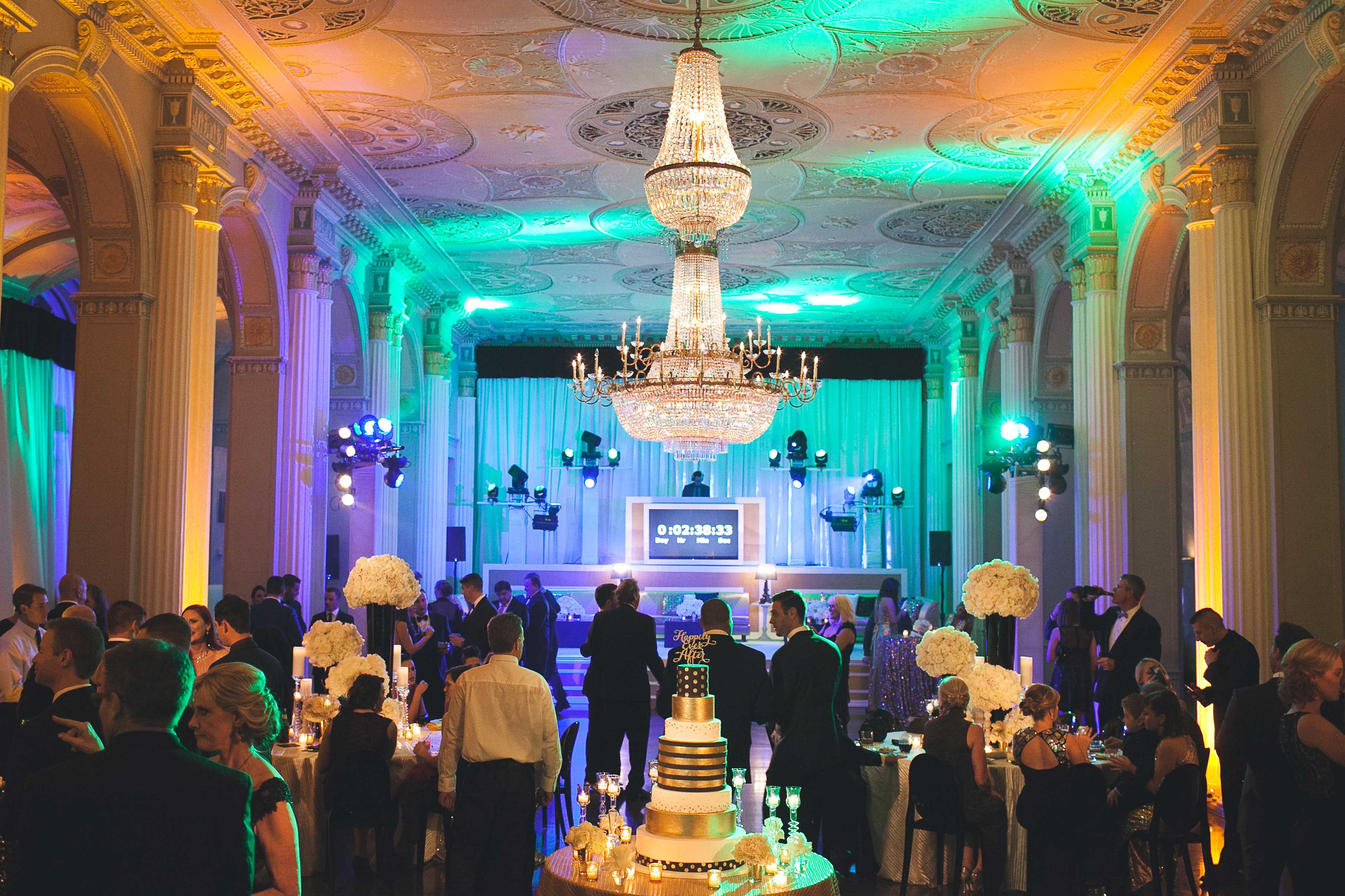 Club-Inspired NYE Wedding Reception