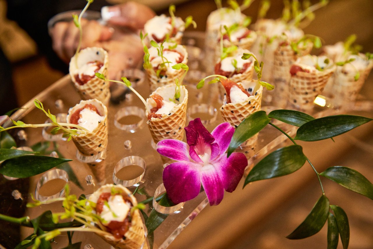 Appetizers in Cones