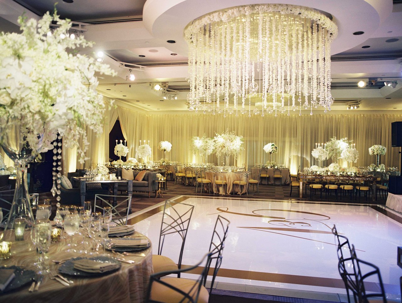 Flower & Crystal Ceiling Treatment