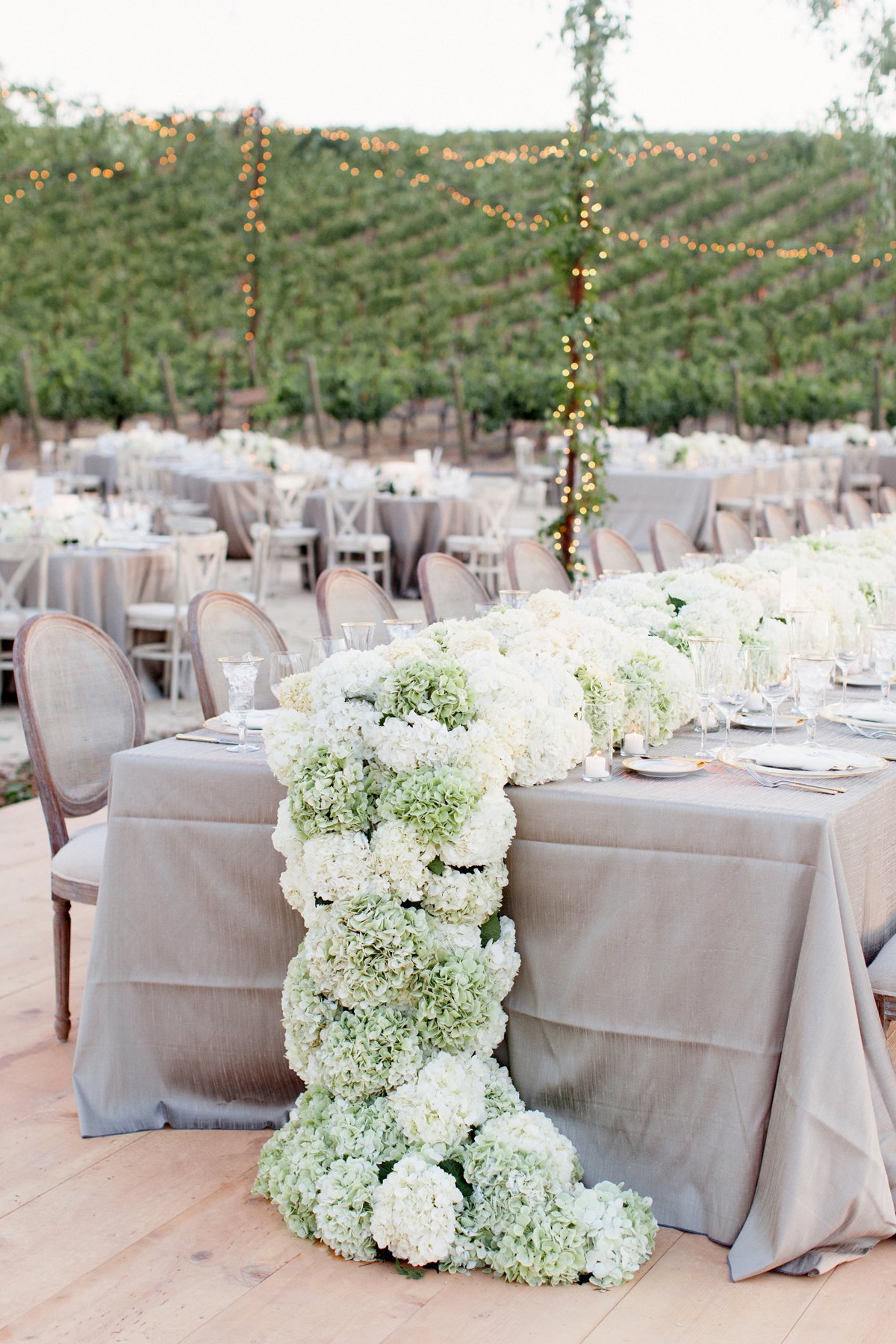 Hydrangea Table Runner